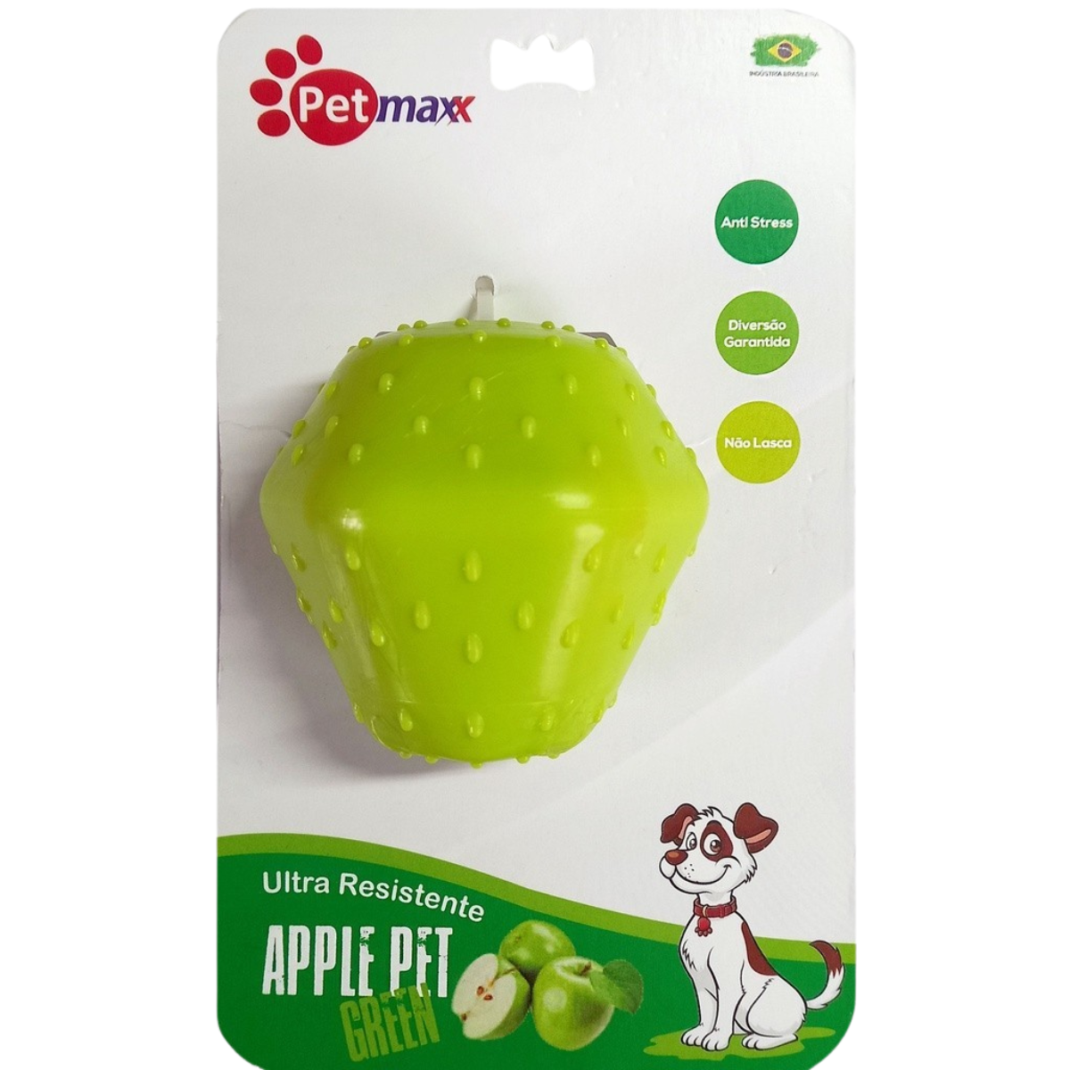 Brinquedo Green Apple Pet Ultra Resistente - PETMAXX - Cor Variada - Único